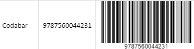 NW-7（CODABAR） - SpreadJS（スプレッドJS）ヘルプ | Developer Tools〈開発支援ツール〉 - メシウス株式会社